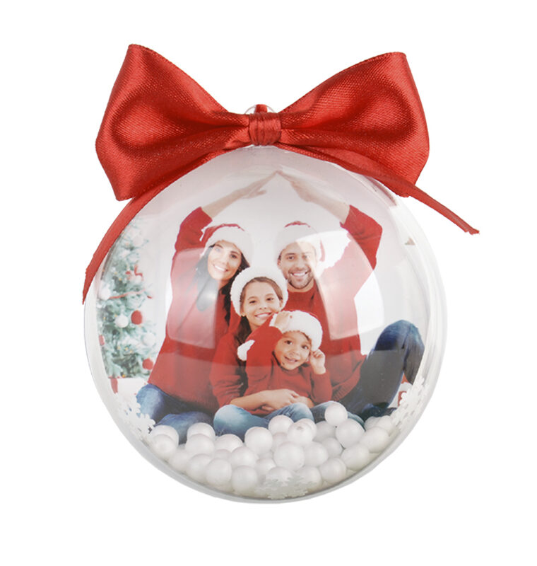 Esfera navideña personalizada con foto - Alejos Color